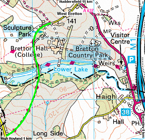Bretton Parkmap