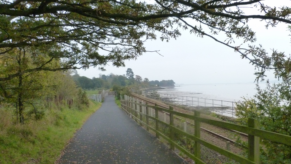 The Exe Trail about half way between Exeter and Exmouth