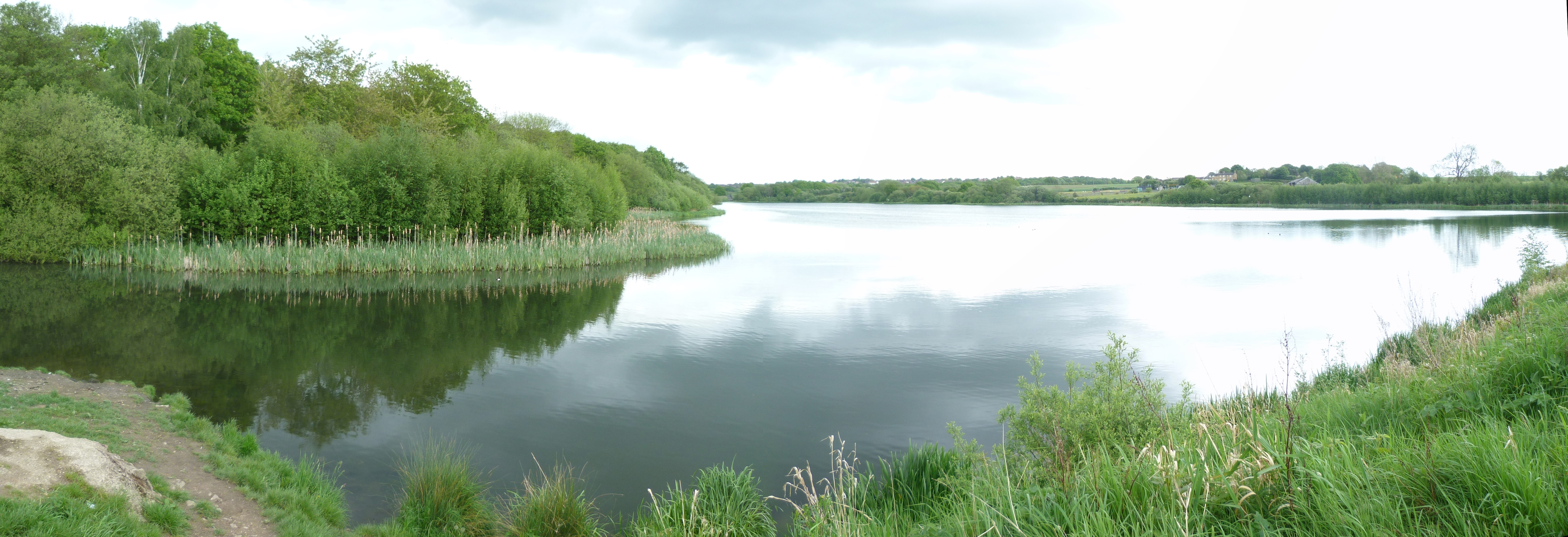Cold Hiendley Reservoir from the west